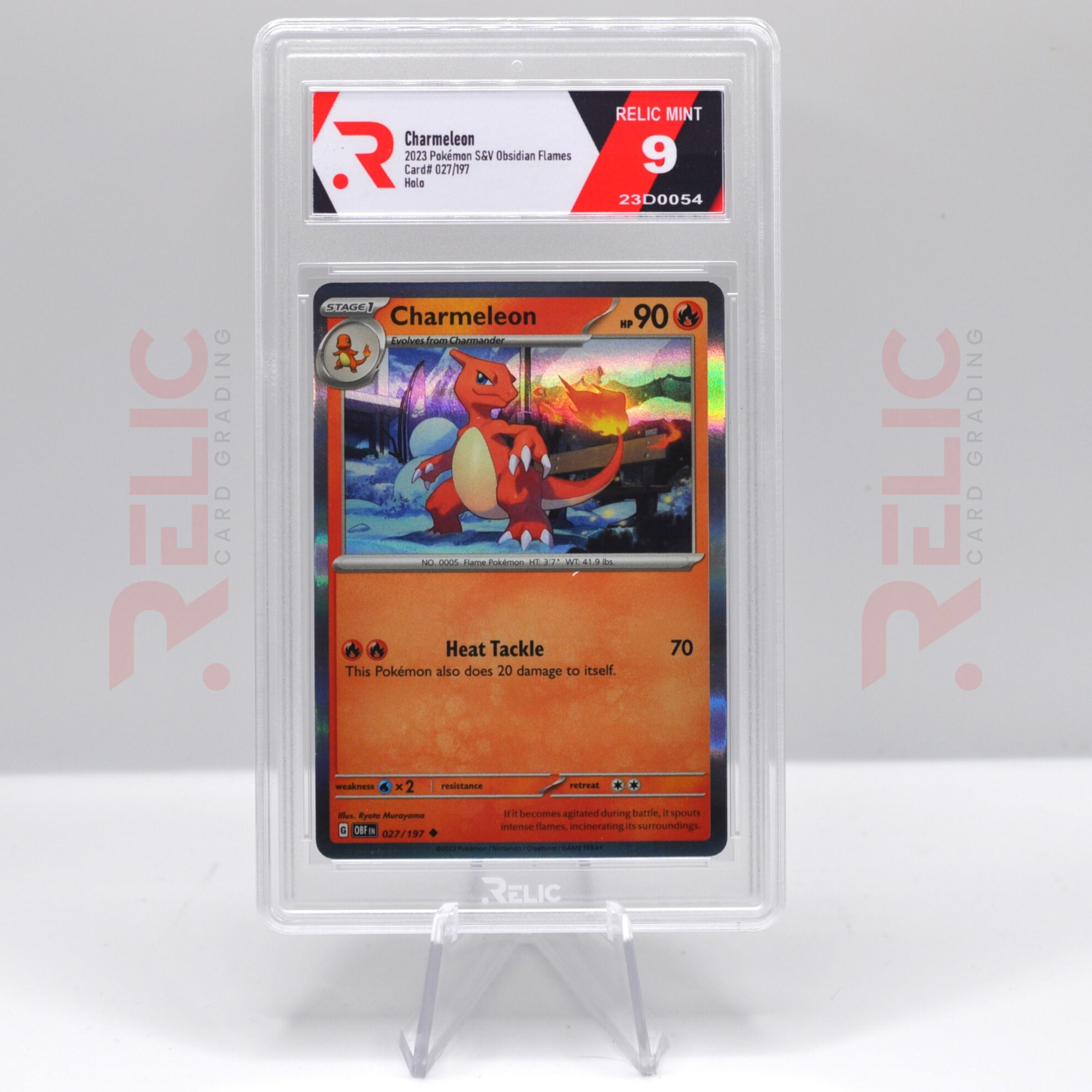 Charmeleon - 2023 Pokemon S&V Obsidian Flames - Graded Card